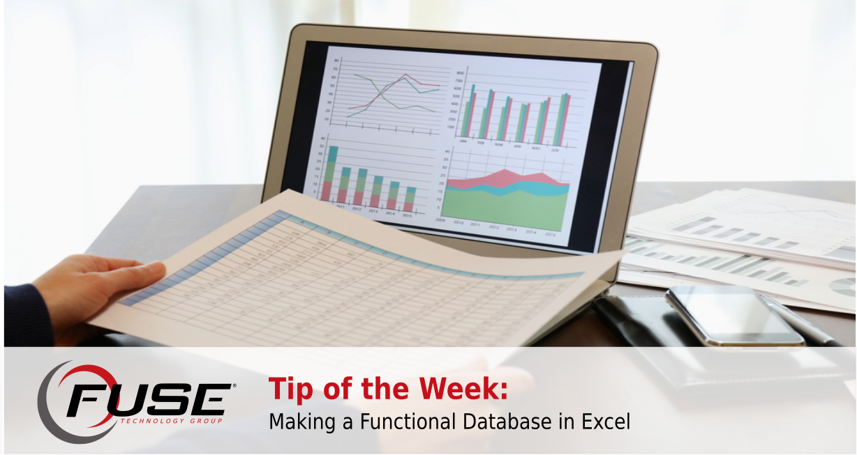 Tip of the Week: Making a Functional Database in Excel | Fuse ...